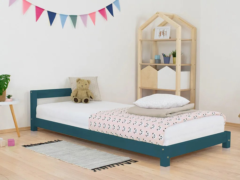 Benlemi Dětská jednolůžková postel s čelem DREAMY Zvolte barvu: Béžová, Zvolte rozměr: 120x180 cm