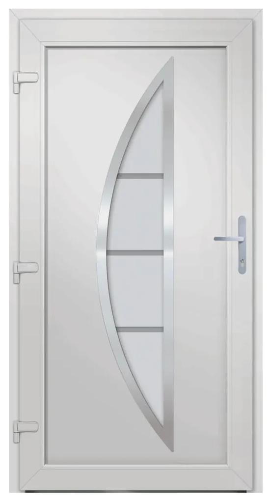Vchodové dveře antracitové 98 x 190 cm PVC,  3187874