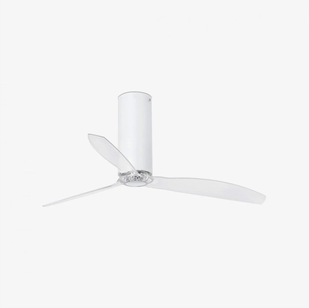 FARO 32034 TUBE FAN, bílá/transparentní, stropní ventilátor s DC motorem - FARO