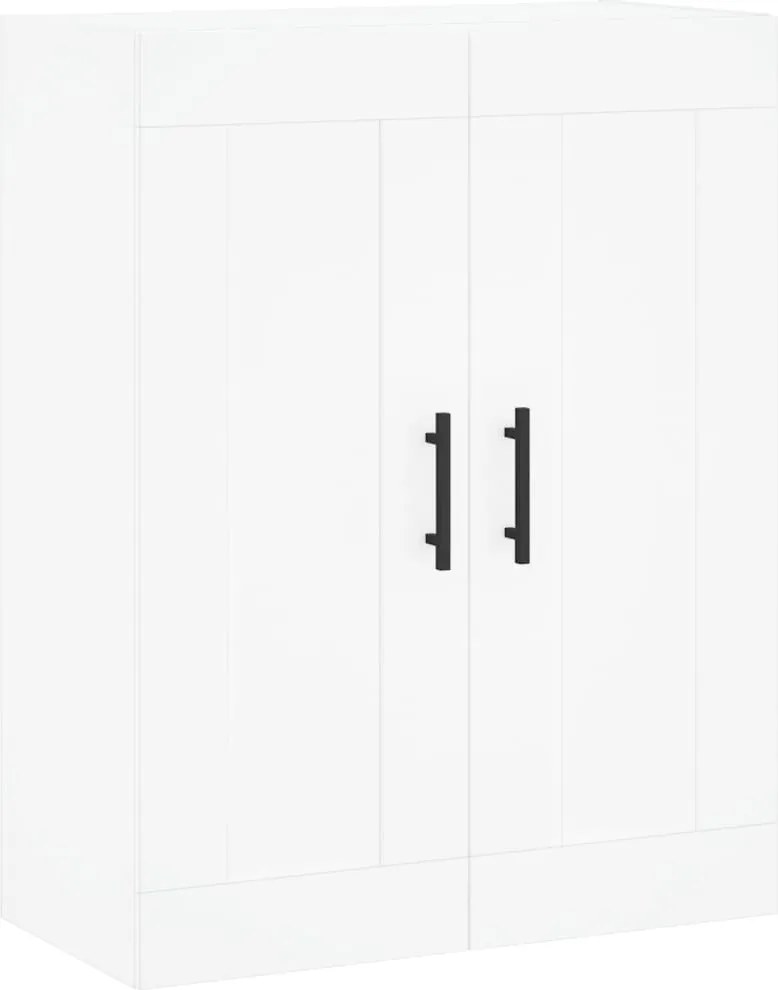 Skříň highboard bílá 69,5 x 34 x 180 cm kompozitní dřevo 3199577