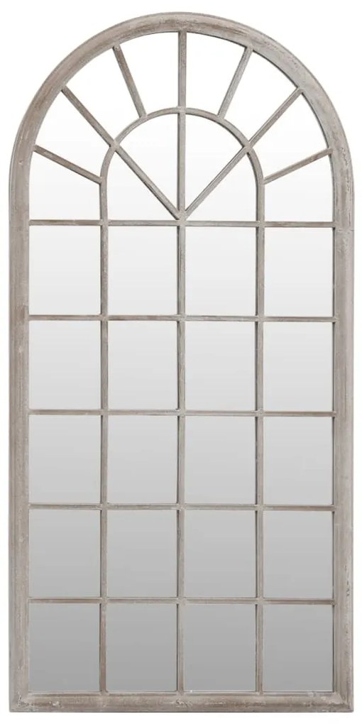vidaXL Zrcadlo černé 70 x 30 cm železo do interiéru