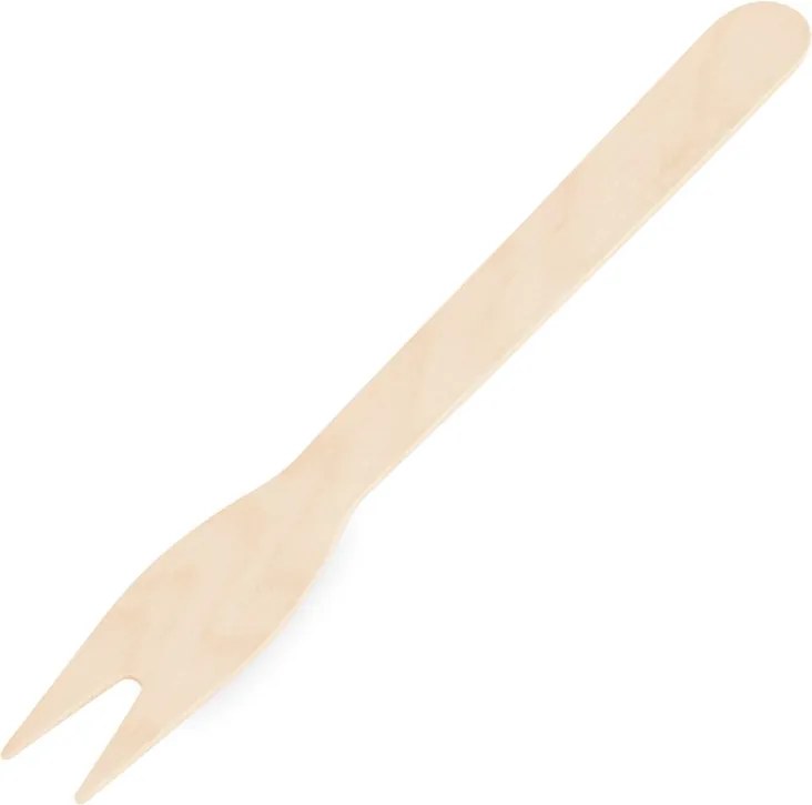 Wimex 66762 - dřevěná svačinová vidlička 12 cm - 500 ks