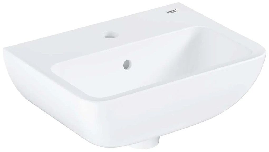 Grohe Start Edge - Umývátko 45x35 cm, s přepadem, otvor pro baterii, alpská bílá 39953000
