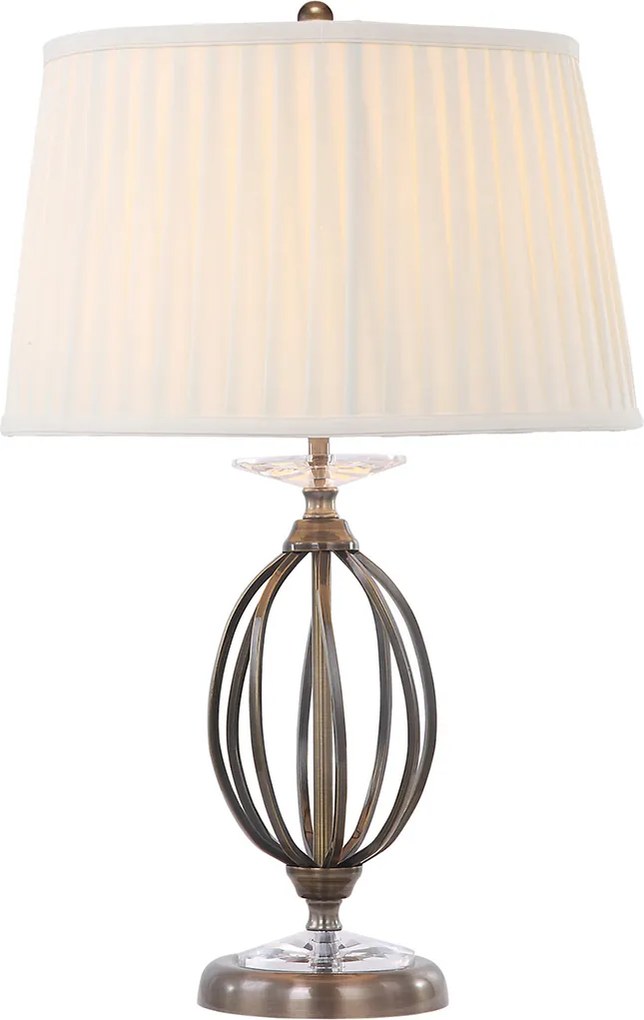 Aegean 1 žárovka Stolní lampa - Aged Brass