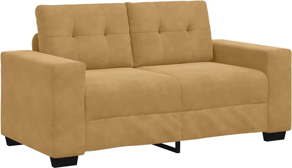 Set pohovek 3 ks Hnědá samet 3324646