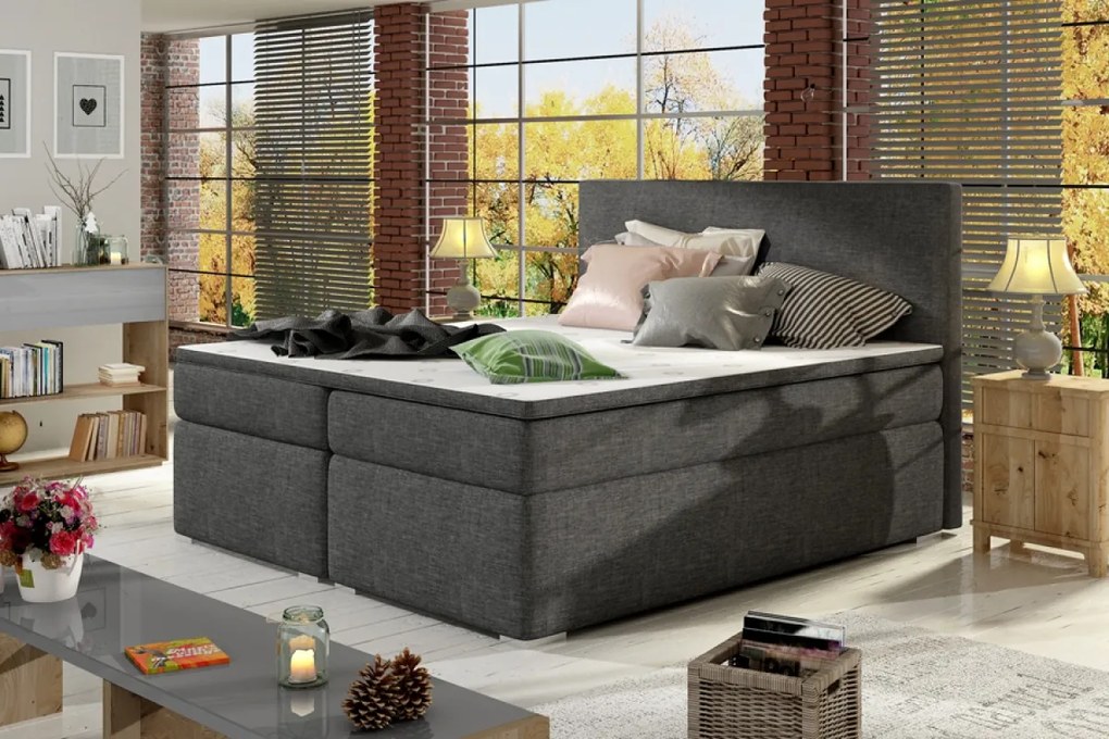 Boxspring postel Divalo 140 x 200