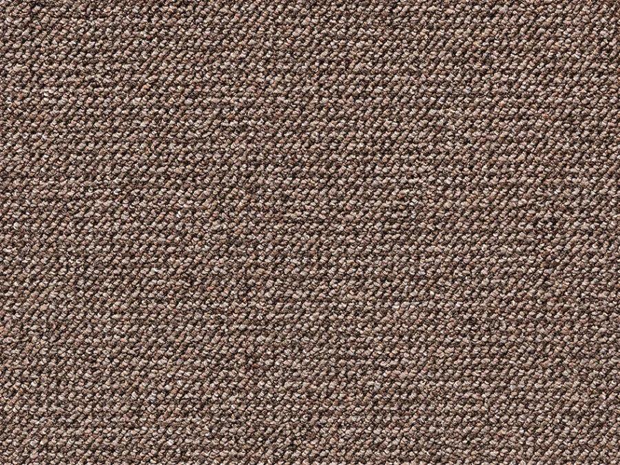 Zátěžový koberec Re-Tweed 44 - hnědý