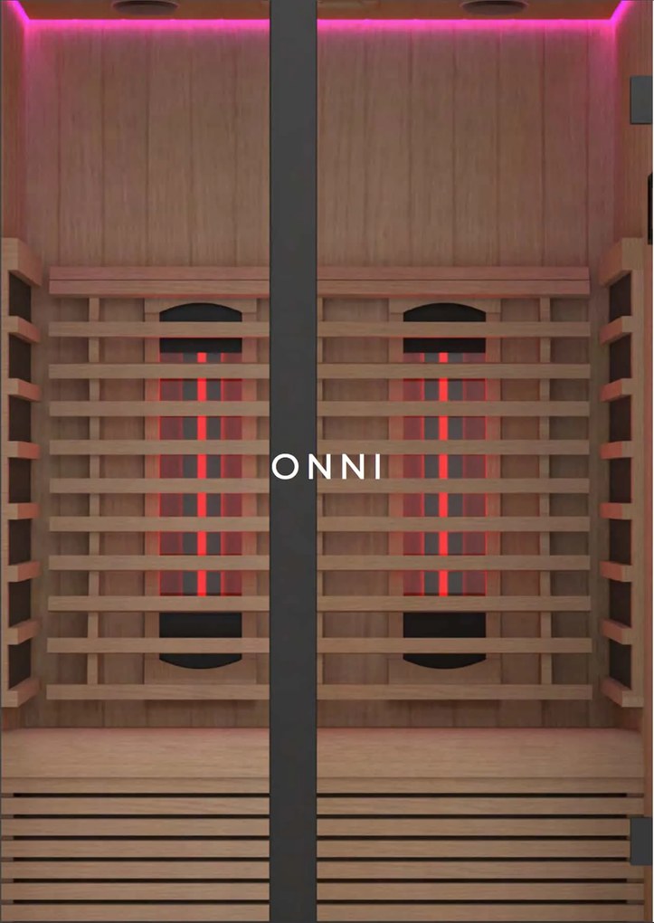Sentiotec finská infrasauna ONNI small 1300x1040x2000mm