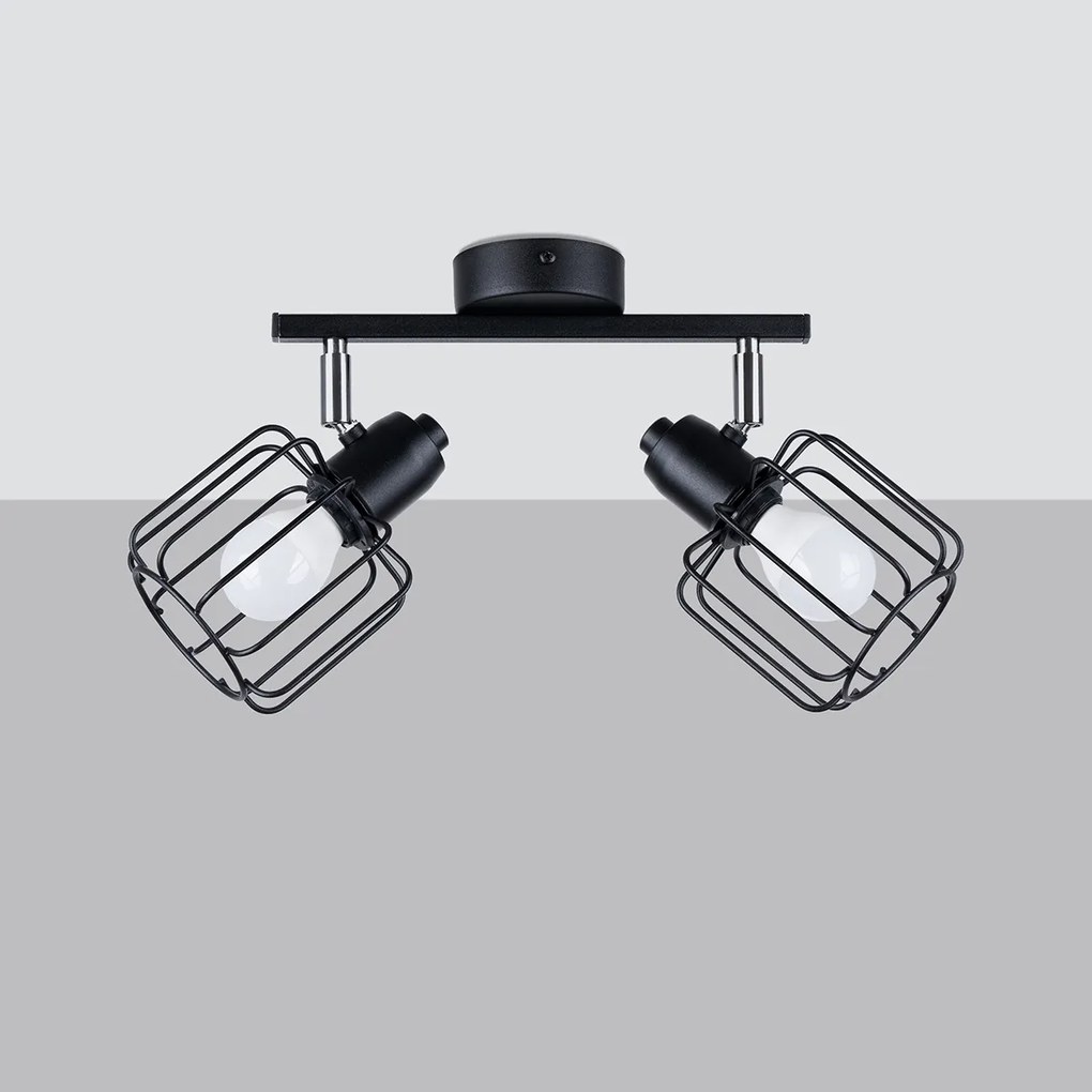 Sollux Lighting Stropní svítidlo BELUCI 2 Černá
