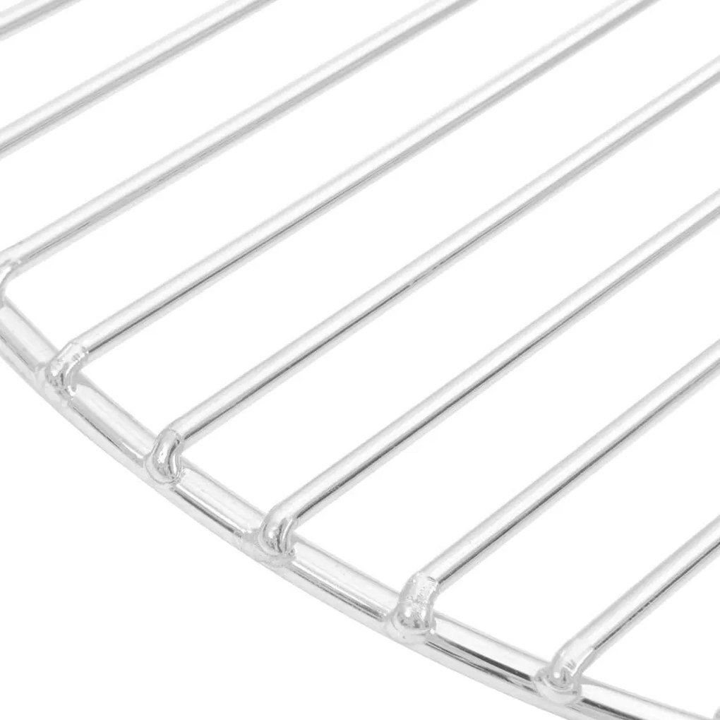 vidaXL Grilovací rošt kulatý Ø 37 cm 304 nerezová ocel [4010552]