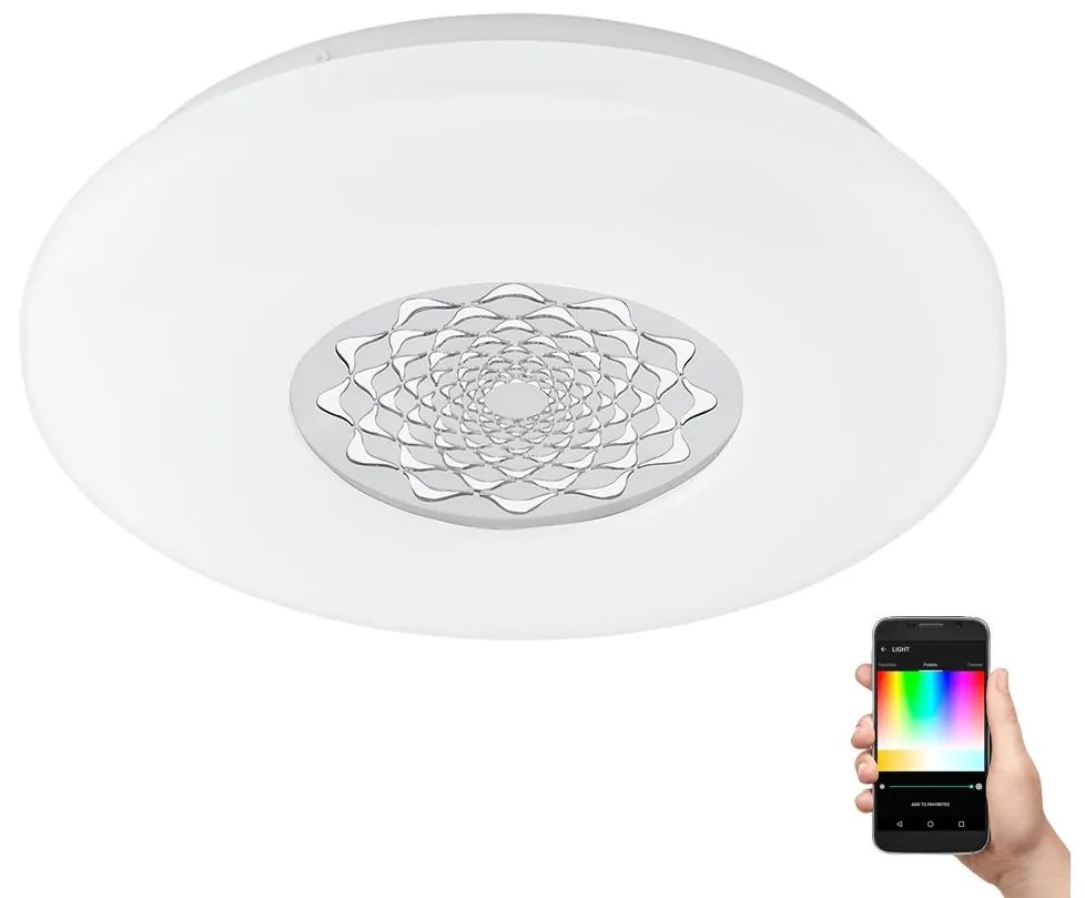 Eglo Eglo 9682 - LED RGB Stmívatelné nástěnné stropní svítidlo CAPASSO-C LED/17W/230V EG96821