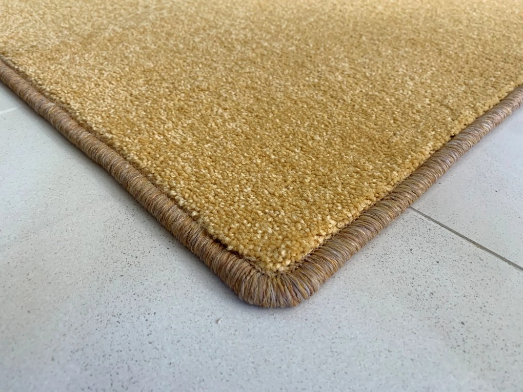 Vopi koberce Kusový koberec Eton Exklusive žlutý čtverec - 120x120 cm