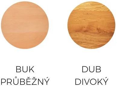 Ahorn Vento Rozměr: 120x200 cm, Moření: Transparentní lak, Potahová látka: 01 Slonová kost