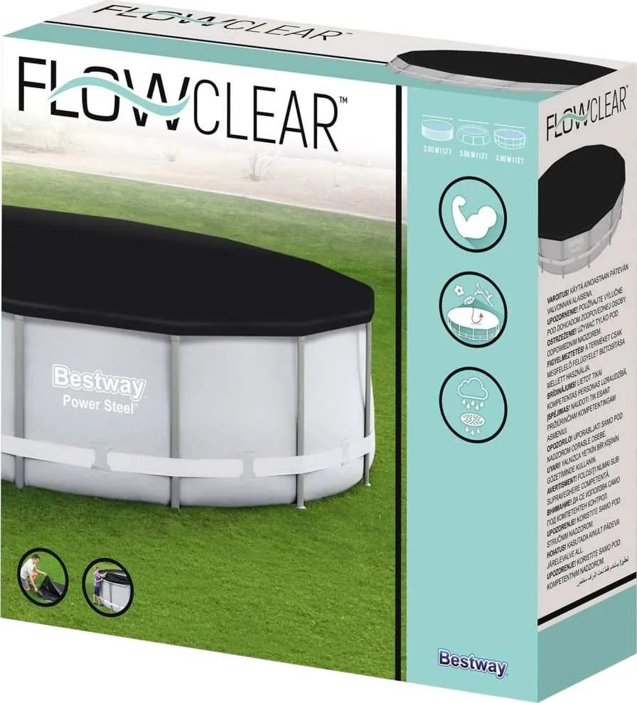 Bestway Flowclear Krycí plachta na bazén 396 cm [3202666]