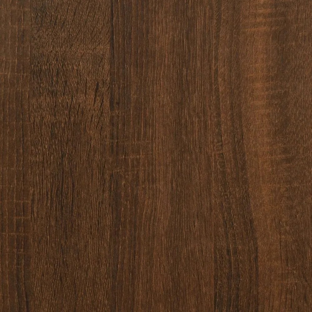 Petromila Knihovna hnědý dub 78,5 x 33 x 117,5 cm kompozitní dřevo