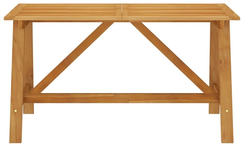 vidaXL Marketos Zahradní jídelní stůl 140 x 70 x 73,5 cm masivní akáciové dřevo