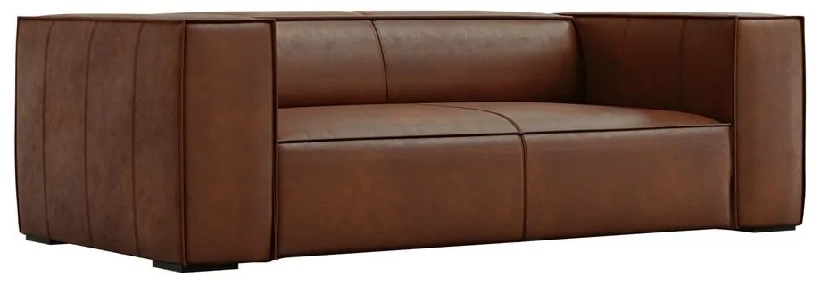 Koňakově hnědá kožená pohovka 212 cm Madame – Windsor &amp; Co Sofas