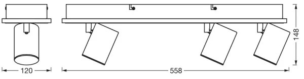 Ledvance - LED Bodové svítidlo DECOR MARS LED/41W/230V