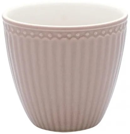 Greengate Porcelánový hrnek na latté Alice Hazelnut Brown 300ml