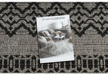 Dywany Luszczow Kusový koberec SIZAL FLOORLUX 20510 stříbro / černý Rozměr koberce: 120 x 170 cm