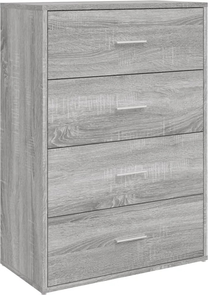 Příborníky 2 ks šedé sonoma 60 x 31 x 84 cm kompozitní dřevo 3276586