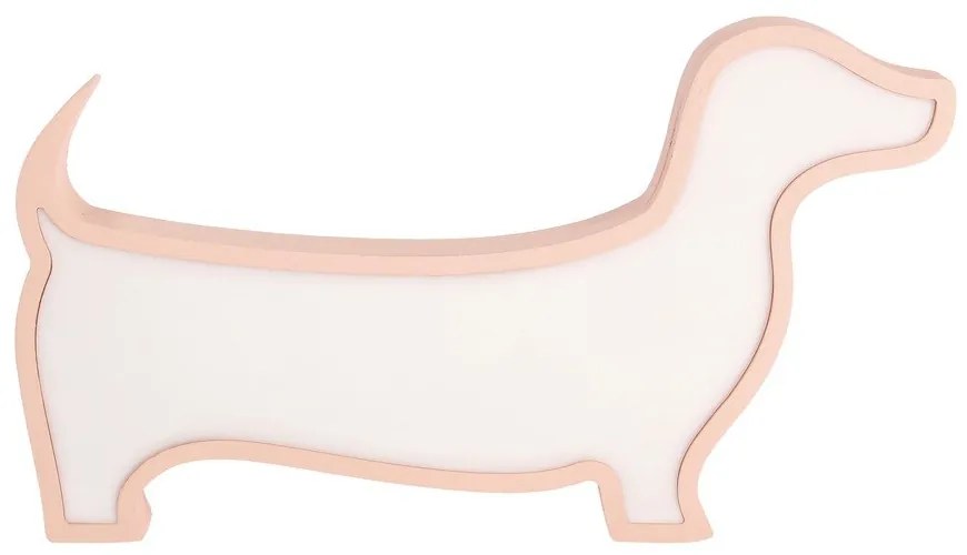 Růžová dětská lampička Dog – Candellux Lighting
