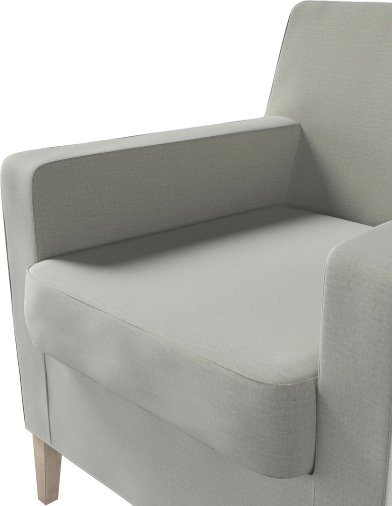 Potah na křeslo IKEA Karlstad barva zelená látka sametová