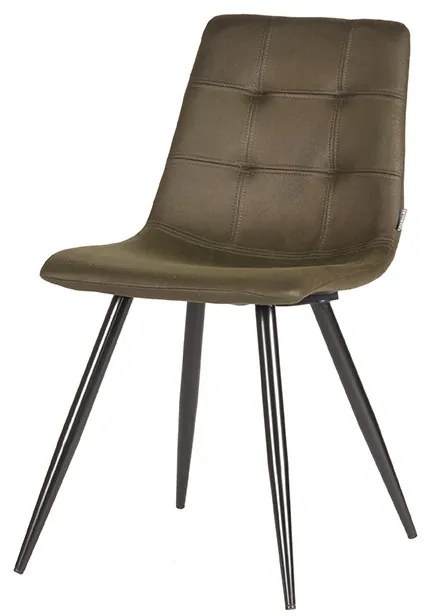 LABEL51 jídelní židle JAY zelená Color: Army green UK-30.232