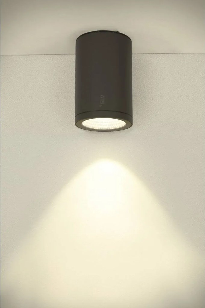 LA 1003442 ENOLA ROUND L Outdoor, stropní LED svítidlo, antracitové, CCT 3000/4000K - BIG WHITE (SLV)