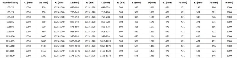 Mexen Mist-F Duo, skládací sprchový kout 105 x 75 cm, čiré sklo, chromový profil, 8A6-105L-075P-01-00