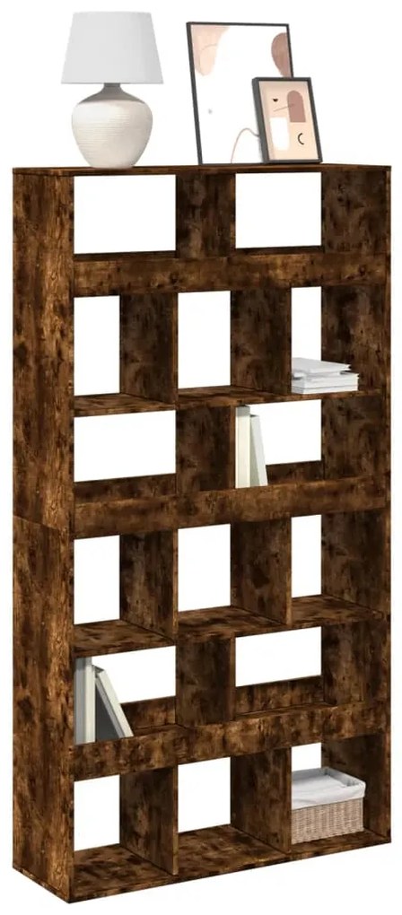 Knihovna kouřový dub 100 x 33 x 187,5 cm kompozitní dřevo 3309379