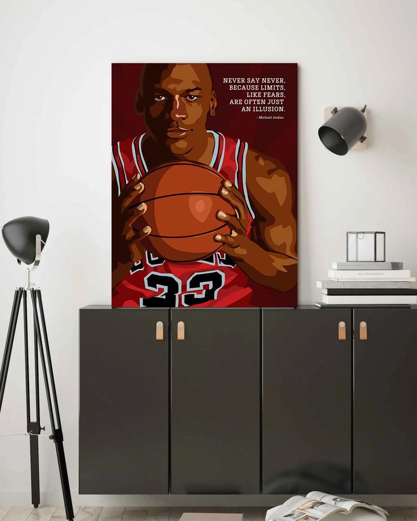 Gario Obraz na plátně Michael Jordan - Nikita Abakumov Rozměry: 40 x 60 cm