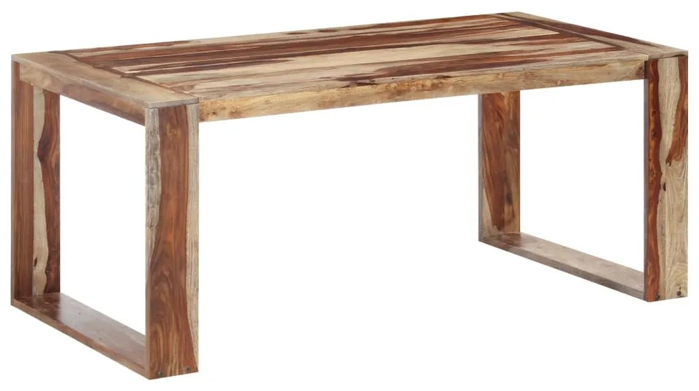 286357 vidaXL Jídelní stůl 180 x 90 x 76 cm masivní sheeshamové dřevo