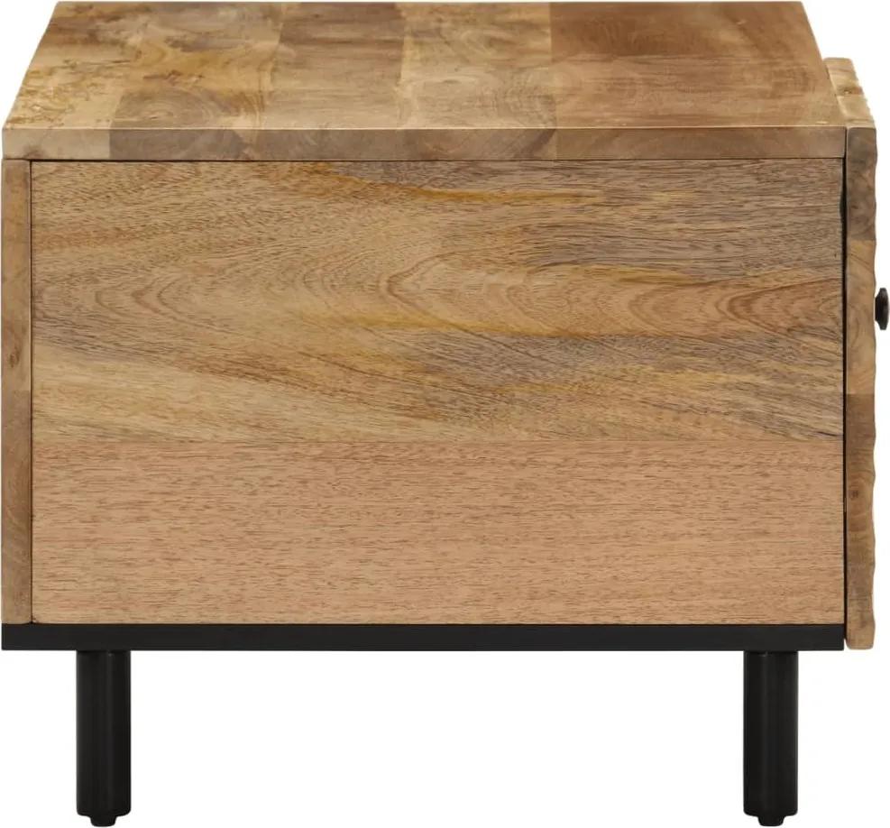 vidaXL Konferenční stolek 80x50x40 cm masivní mangovníkové dřevo [356895] Barva: Černá