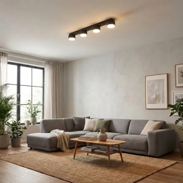 Brilagi - LED Bodové svítidlo MONO 4xGX53/30W/230V černá
