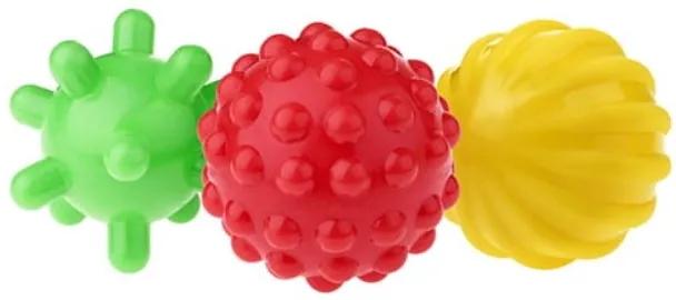 Tullo TULLO Edukační barevné míčky 3ks v balení - zelený/červený/žlutý