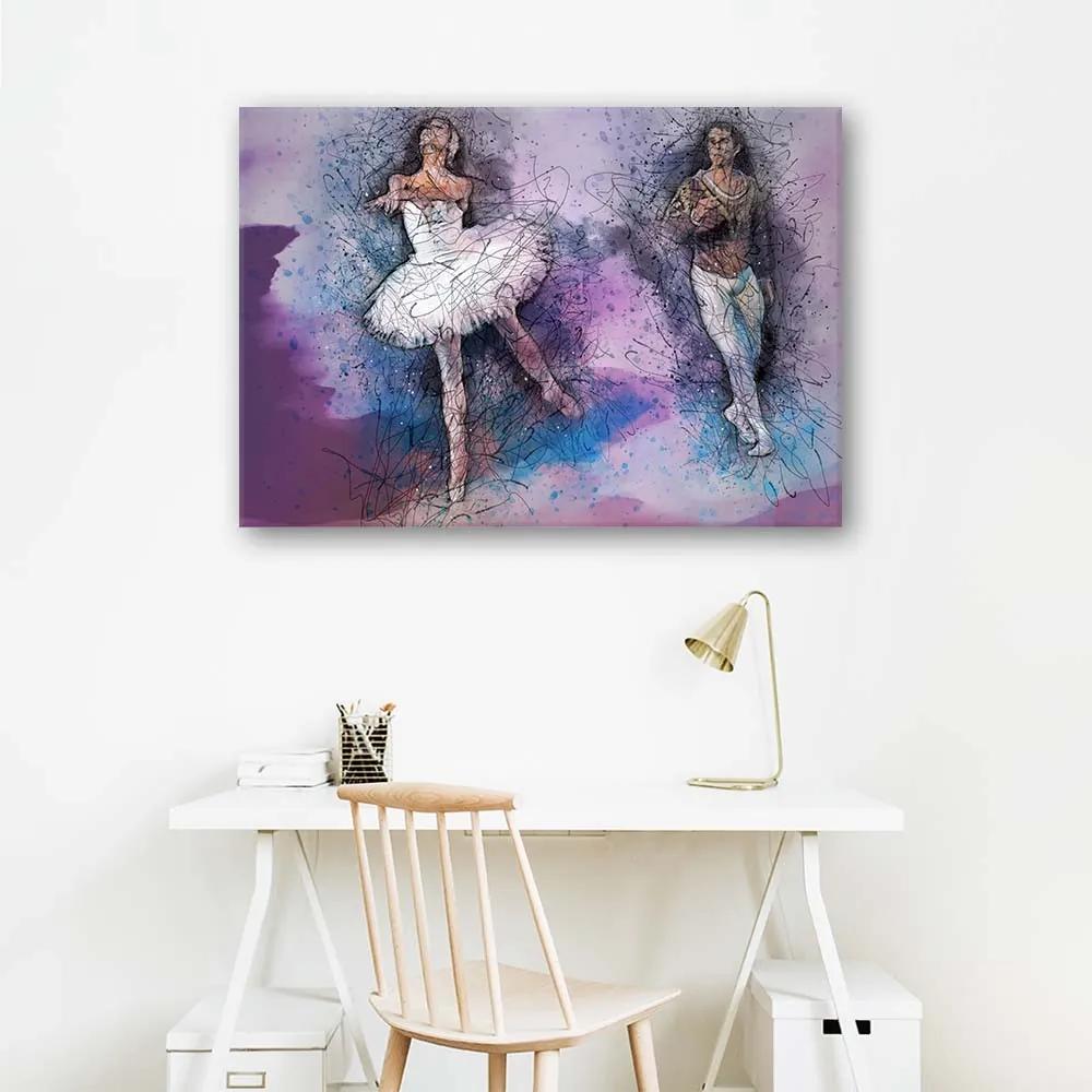 Gario Obraz na plátně Pár tančící balet Rozměry: 60 x 40 cm