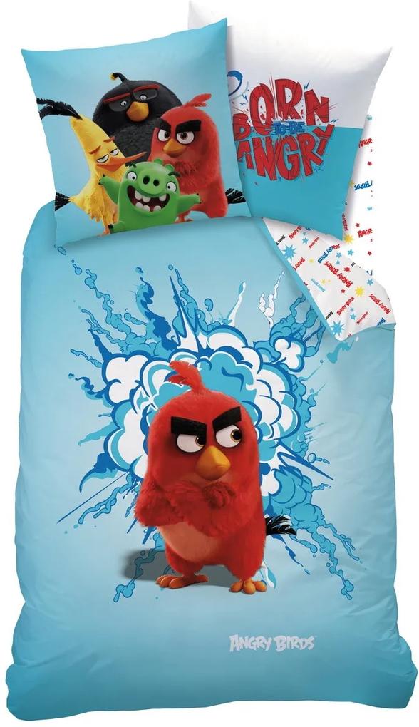 CTI Povlečení Angry Birds RED -  140x200, 70x90, 100% bavlna
