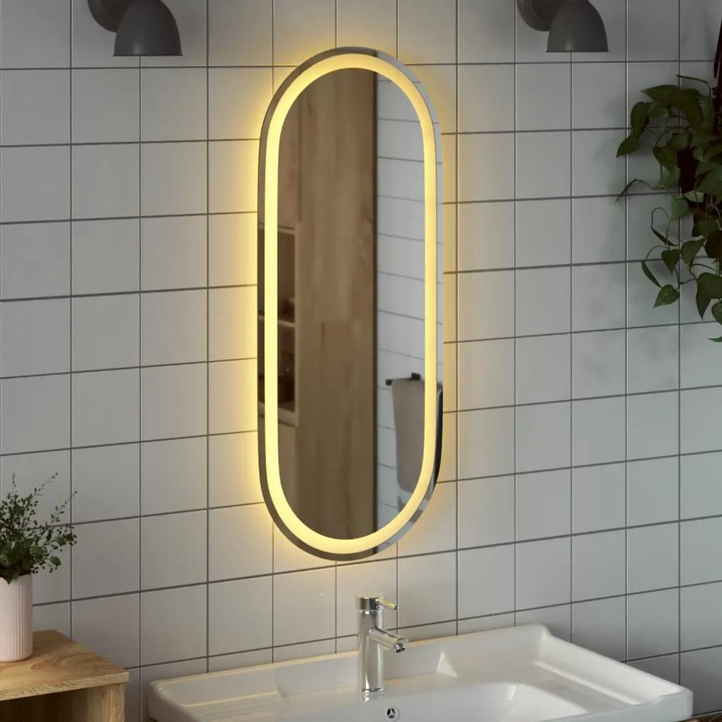 Koupelnové LED zrcadlo 90 x 40 cm oválné - Default Title