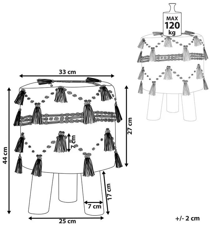Taburetka TEORIN II (béžová). 1023156