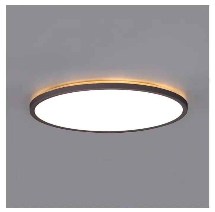 LED Koupelnové stropní svítidlo NIVERA LED/18W/230V IP54 pr. 30 cm černá