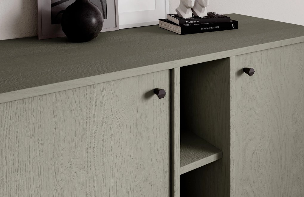 ADRK Furniture Komoda 2D 3P Tili CHES-TIL-2D-2P-E