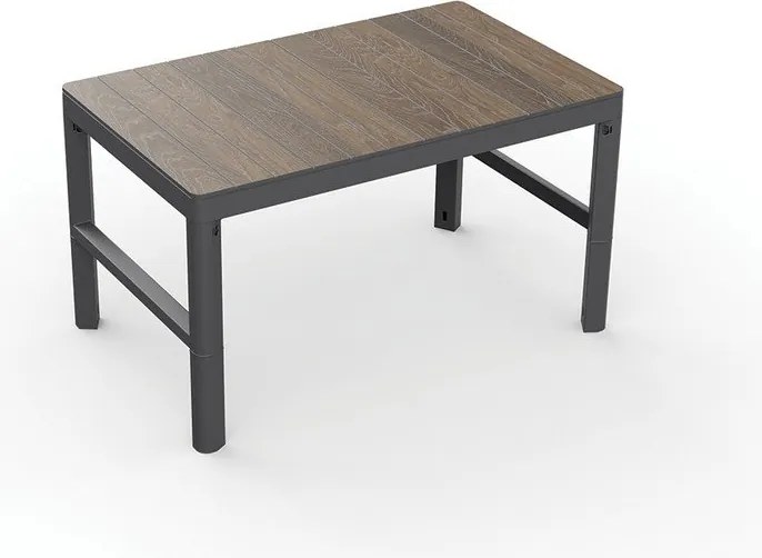 Zahradní konferenční stolek v dekoru ořechu 71,5x116 cm Lyon – Keter