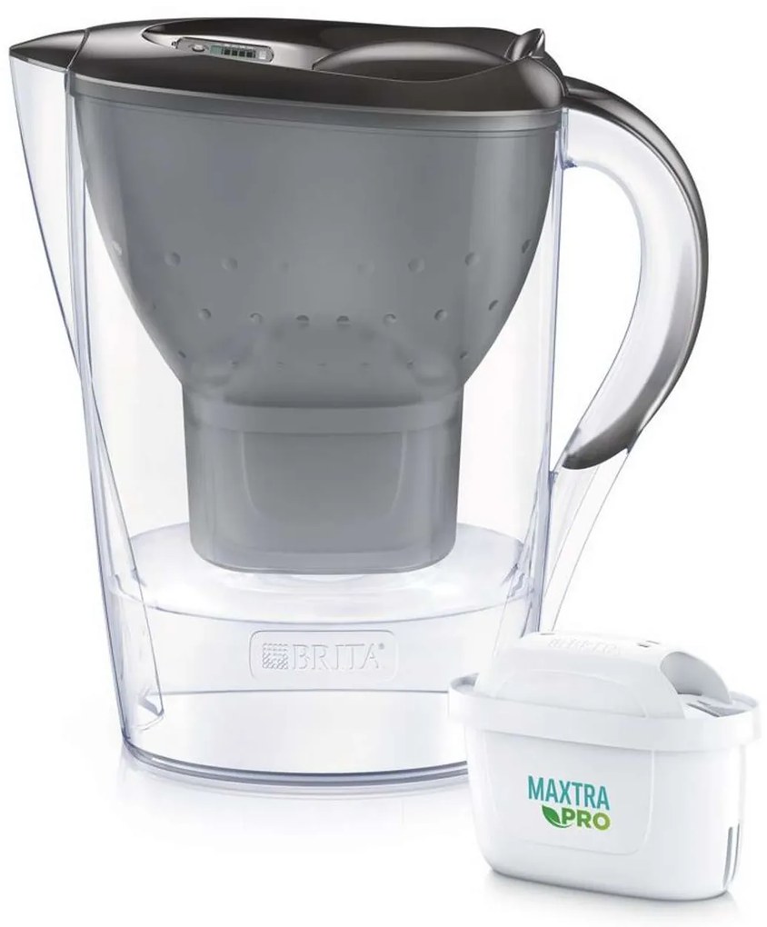 Brita Konvice - Filtrační konvice Marella Cool Memo, objem 2,4 l, filtr Maxtra Pro, grafitová 1052794