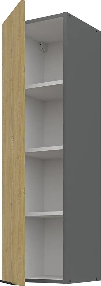 CREMONA ac | horní skříňka 30 G-108 1F policová | 30 cm | EXTRA VYSOKÁ | antracit/cremona