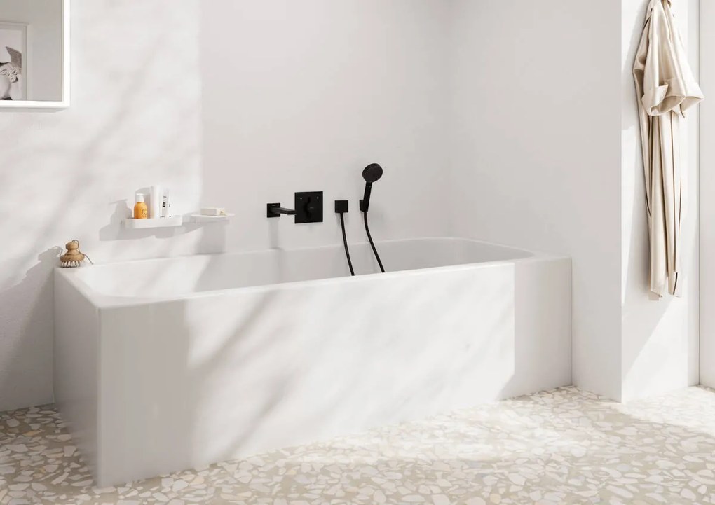 Hansgrohe Tecturis E, vanový výtok, černá matná, HAN-73410670