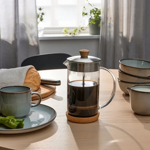 IKEA 365+ Konvice na čaj/kávu, čiré sklo/nerezavějící ocel, 1 l