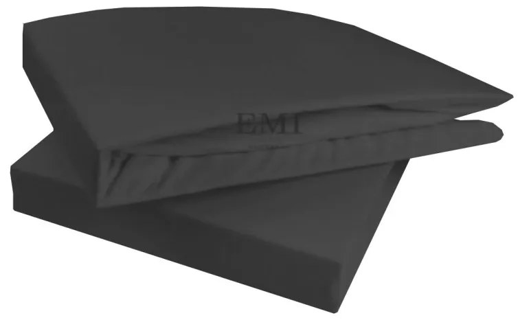 Plachta ložní tmavě šedá superstretch, Plachta 90x200
