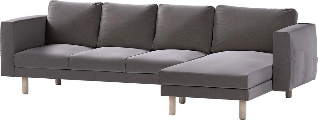 Potah na pohovku IKEA Norsborg 4-místná se šezlongem barva hnědá látka sametová
