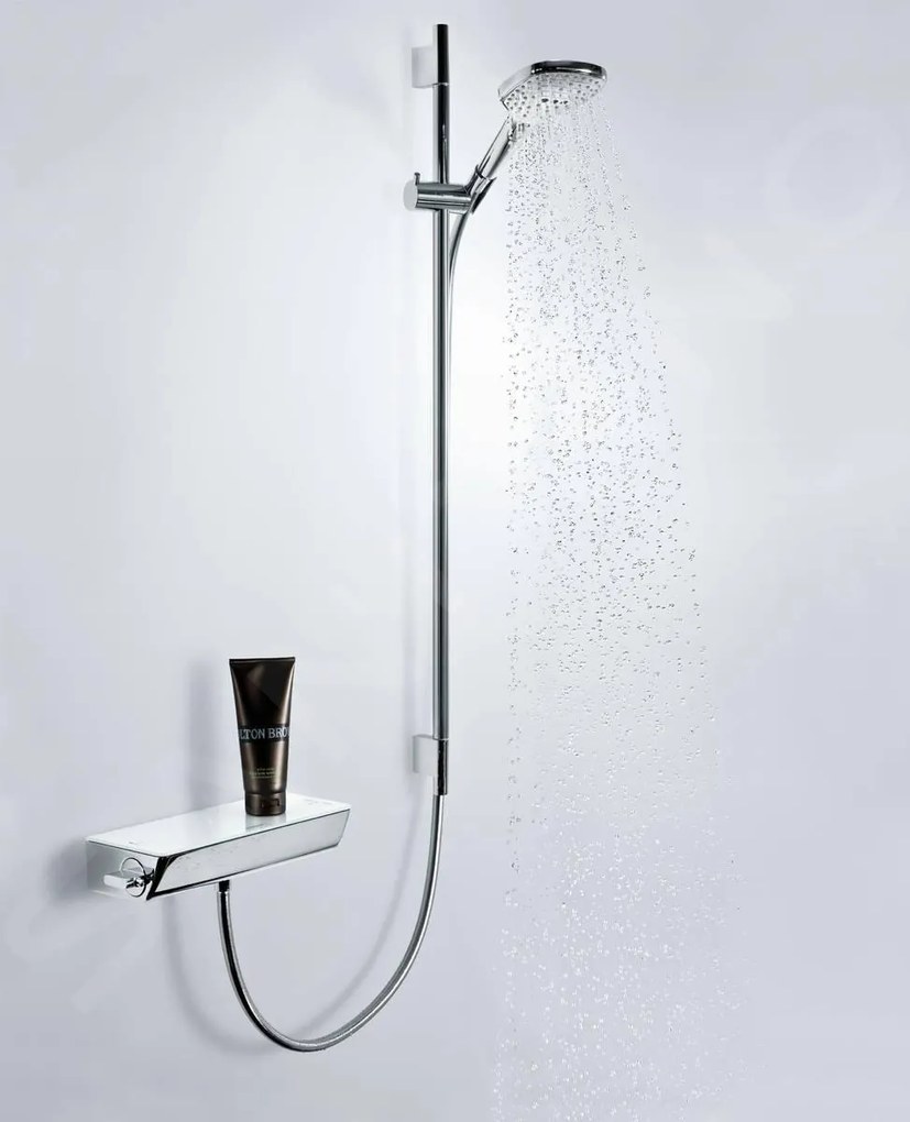 Hansgrohe Ecostat Select, termostatická sprchová baterie, bílá/chromová, 13161400